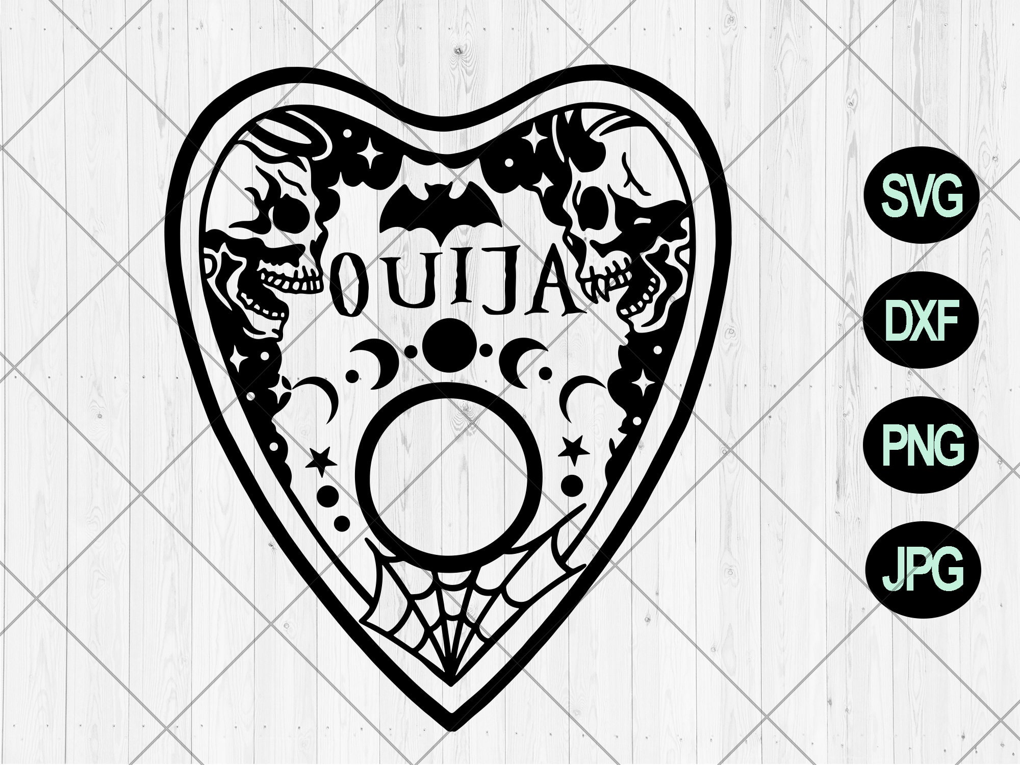 Ouija Board Planchette Drawing