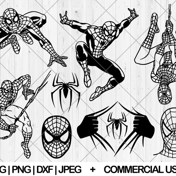 Spiderman Face Web - Etsy