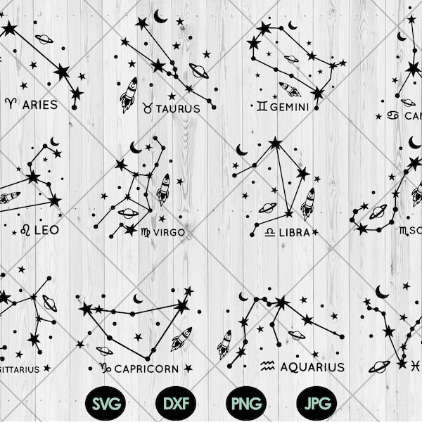 Constellation Svg - Etsy