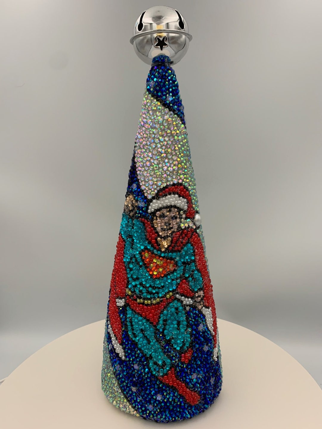 Rhinestone Marvel Superhero Superman Holiday Christmas Tabletop Tree - Etsy