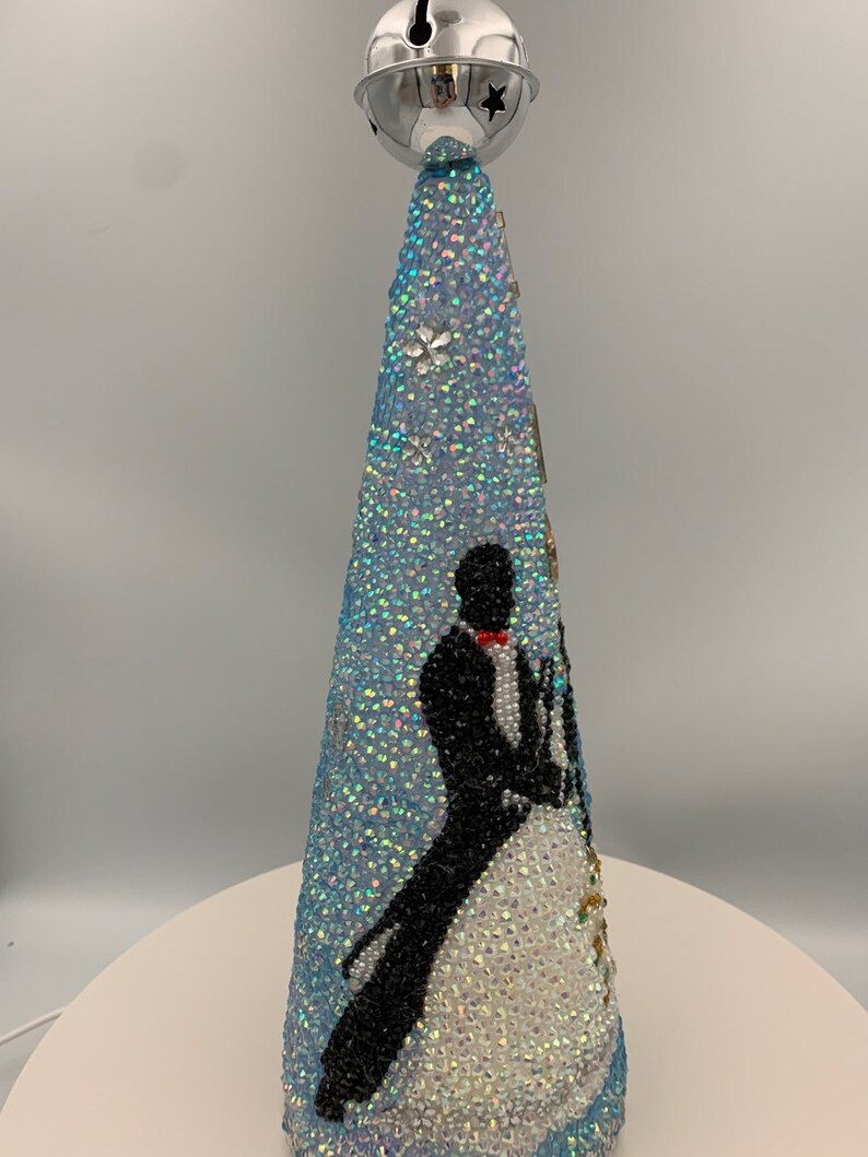 Bride and Groom Rhinestone Christmas Tree Decor - Etsy