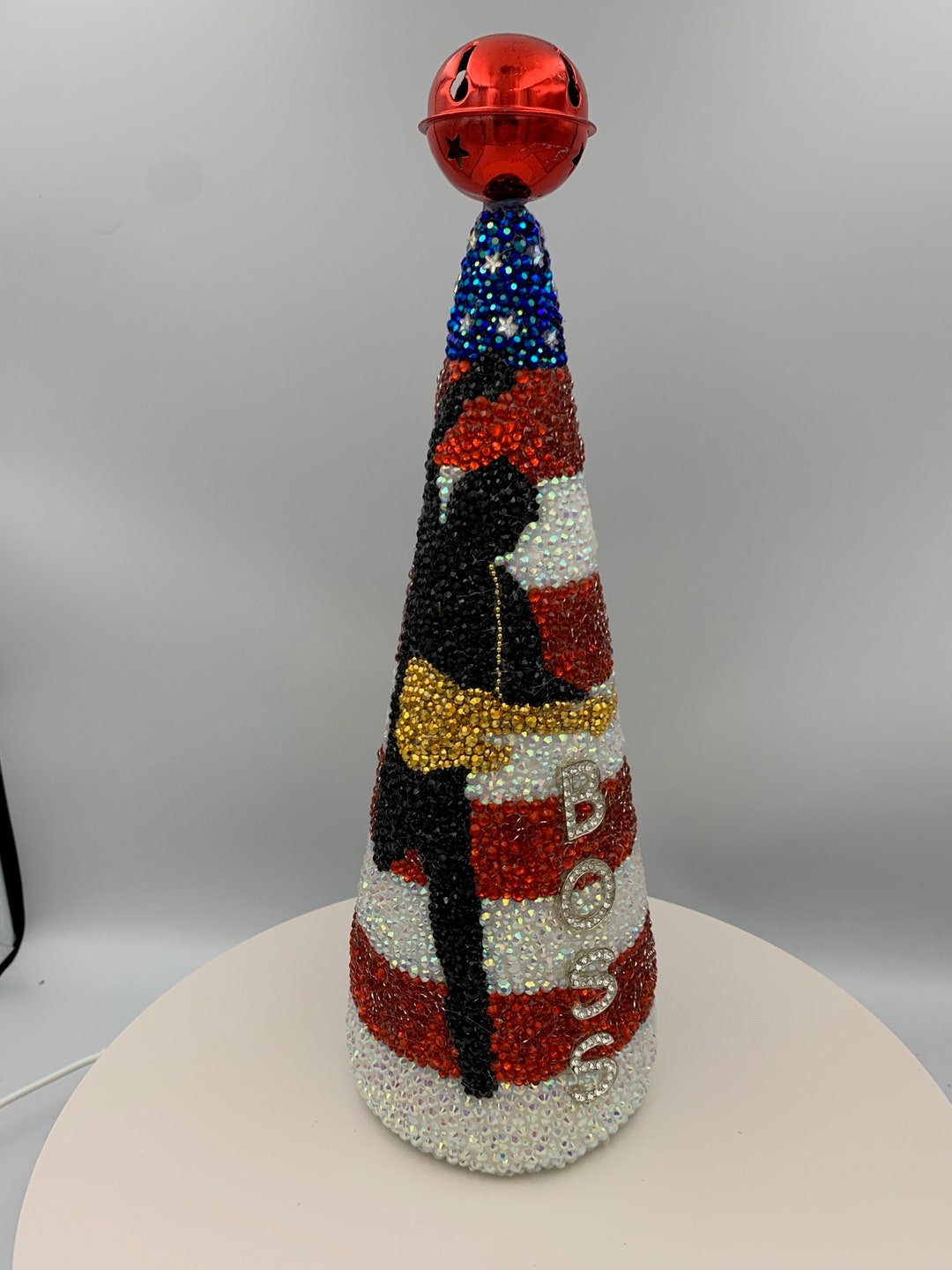 Tribute to the Boss, Bruce Springsteen, Rhinestone Holiday Decor - Etsy