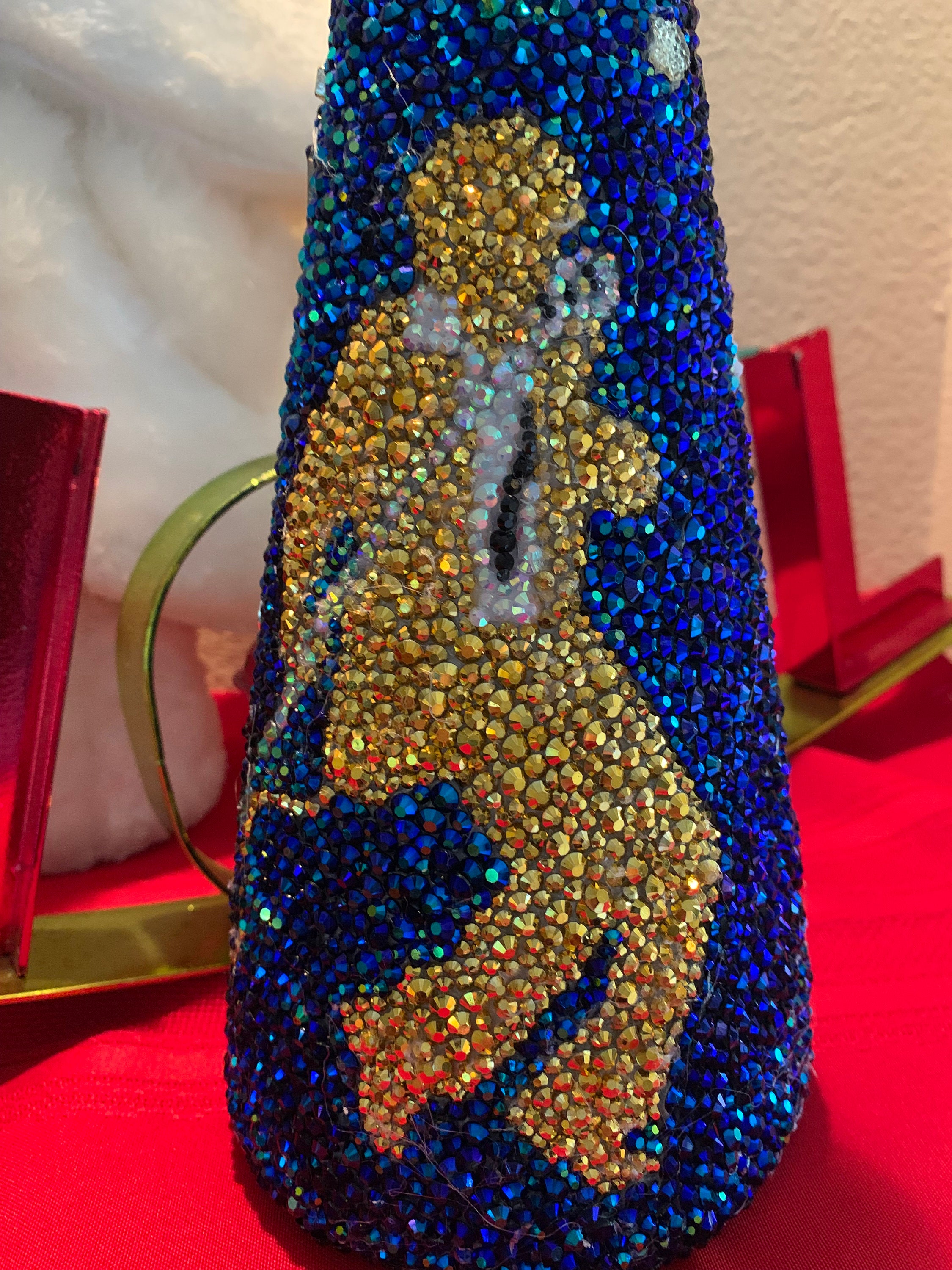 Rhinestone Christmas Tabletop Tree Tribute to Elvis - Etsy