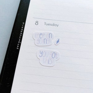 Positive Quotes Sticker Sheet Stickers for Bullet Journal, Planner ...