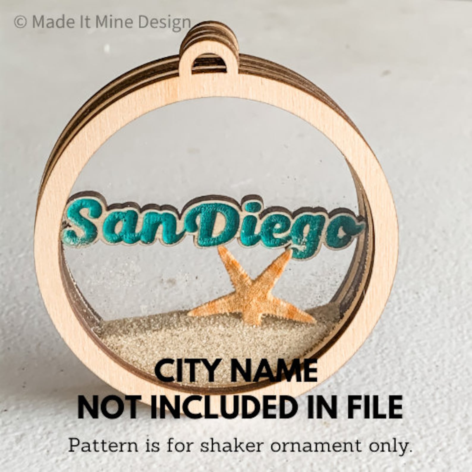 Laser Cut Shaker Ornament SVG File - Etsy