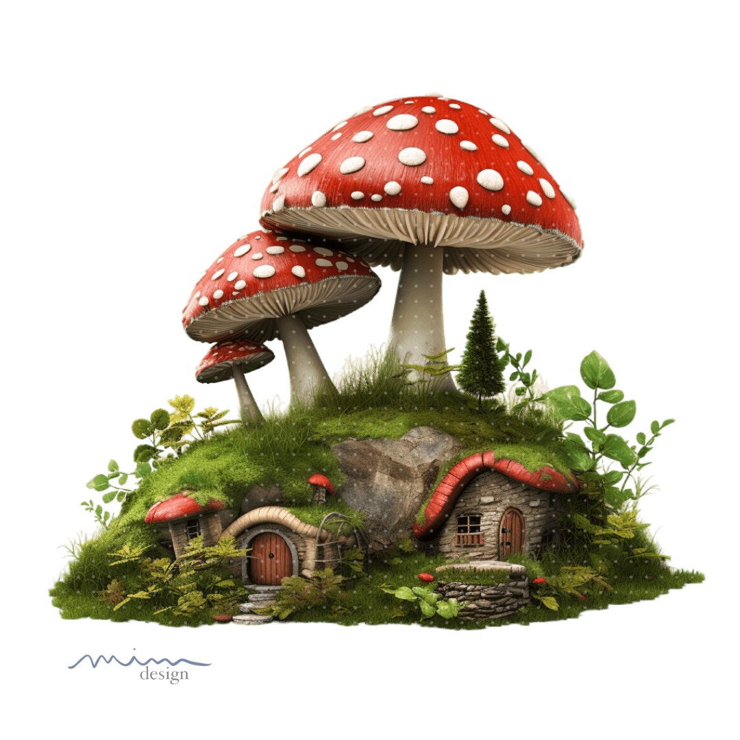 8 Whimsy Woods Clip Art: High-resolution, Commercial-use, Woodland ...