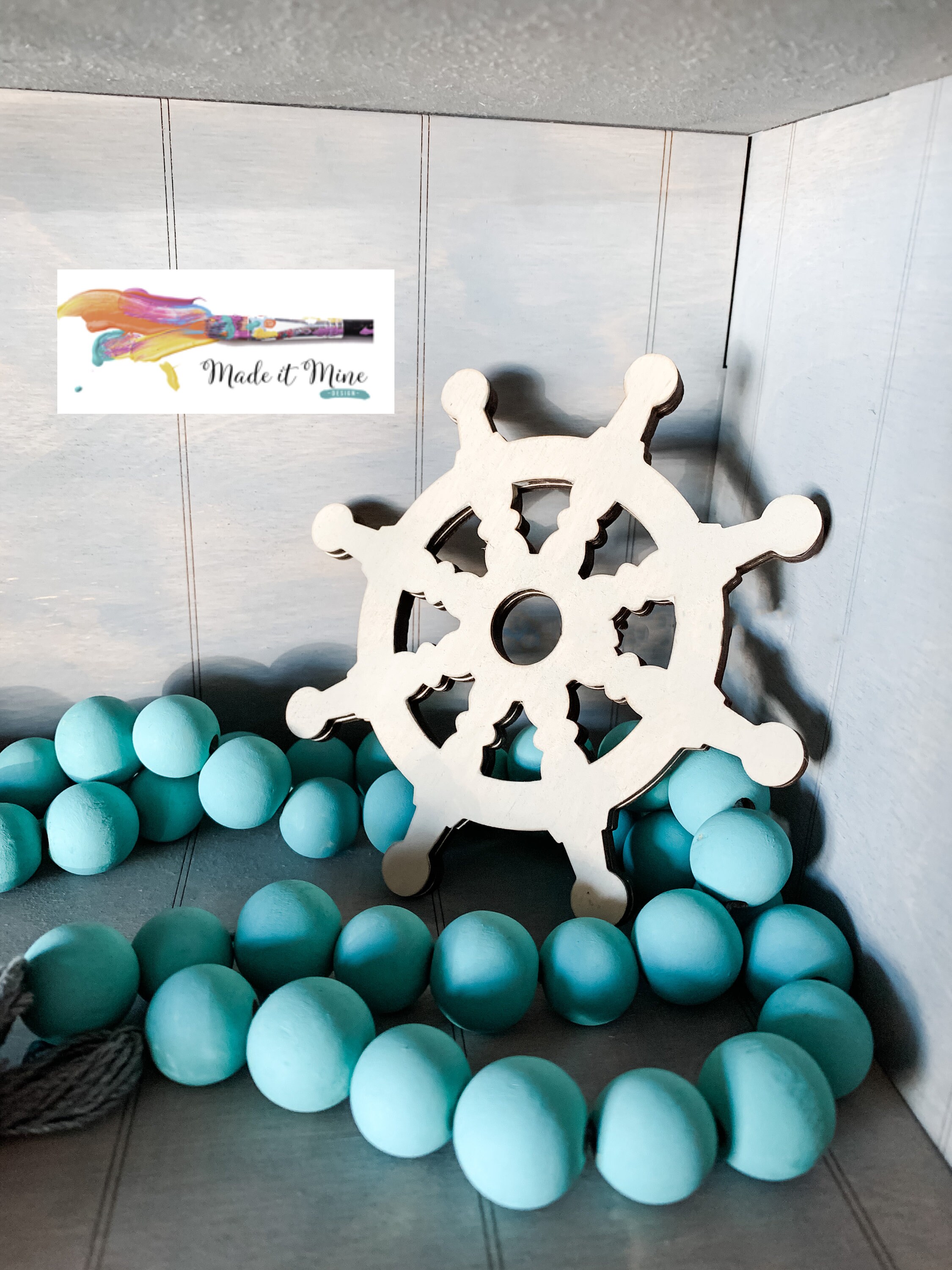 Laser Cut Ocean Theme Shelf and Tiered Tray Decor - Etsy