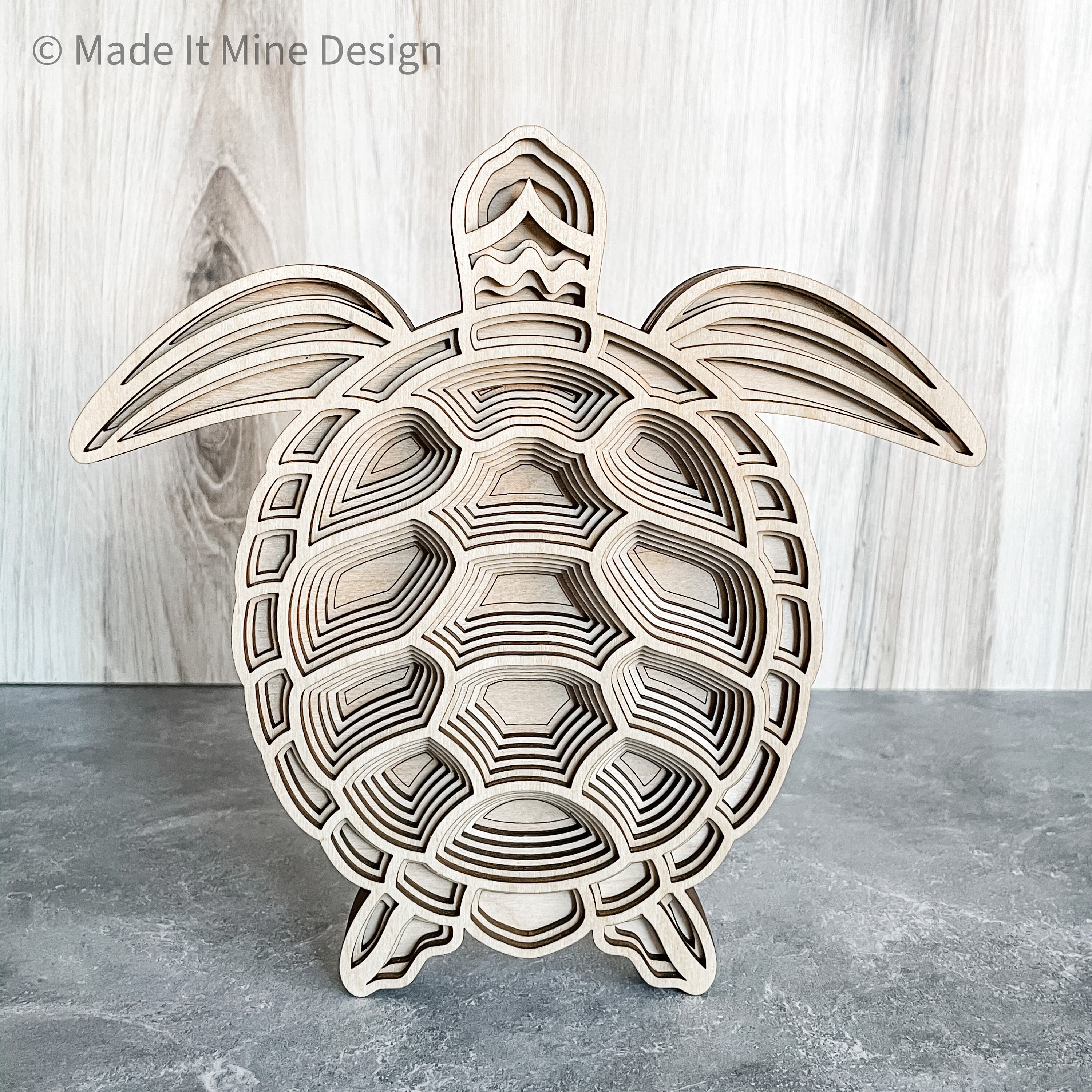 Set of Three Dimensional Turtles SVG Digital Files - Etsy