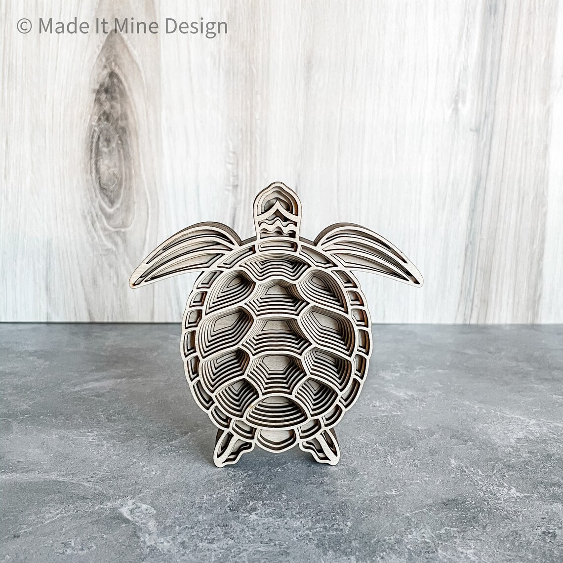 Set of Three Dimensional Turtles SVG Digital Files | Etsy