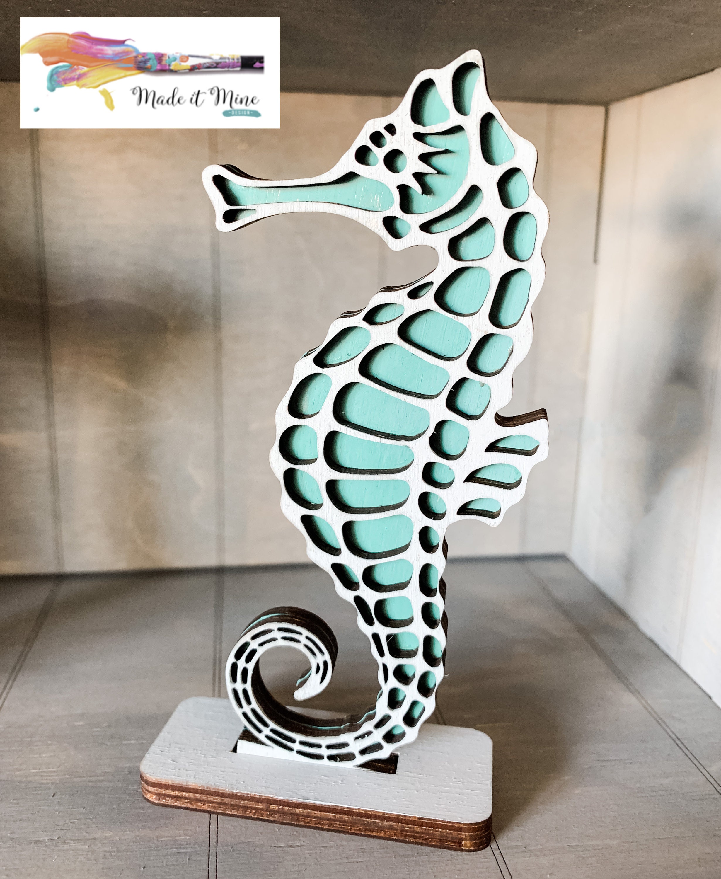 Laser Cut Ocean Theme Shelf and Tiered Tray Decor - Etsy