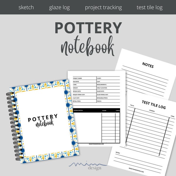 Pottery Notebook - Etsy