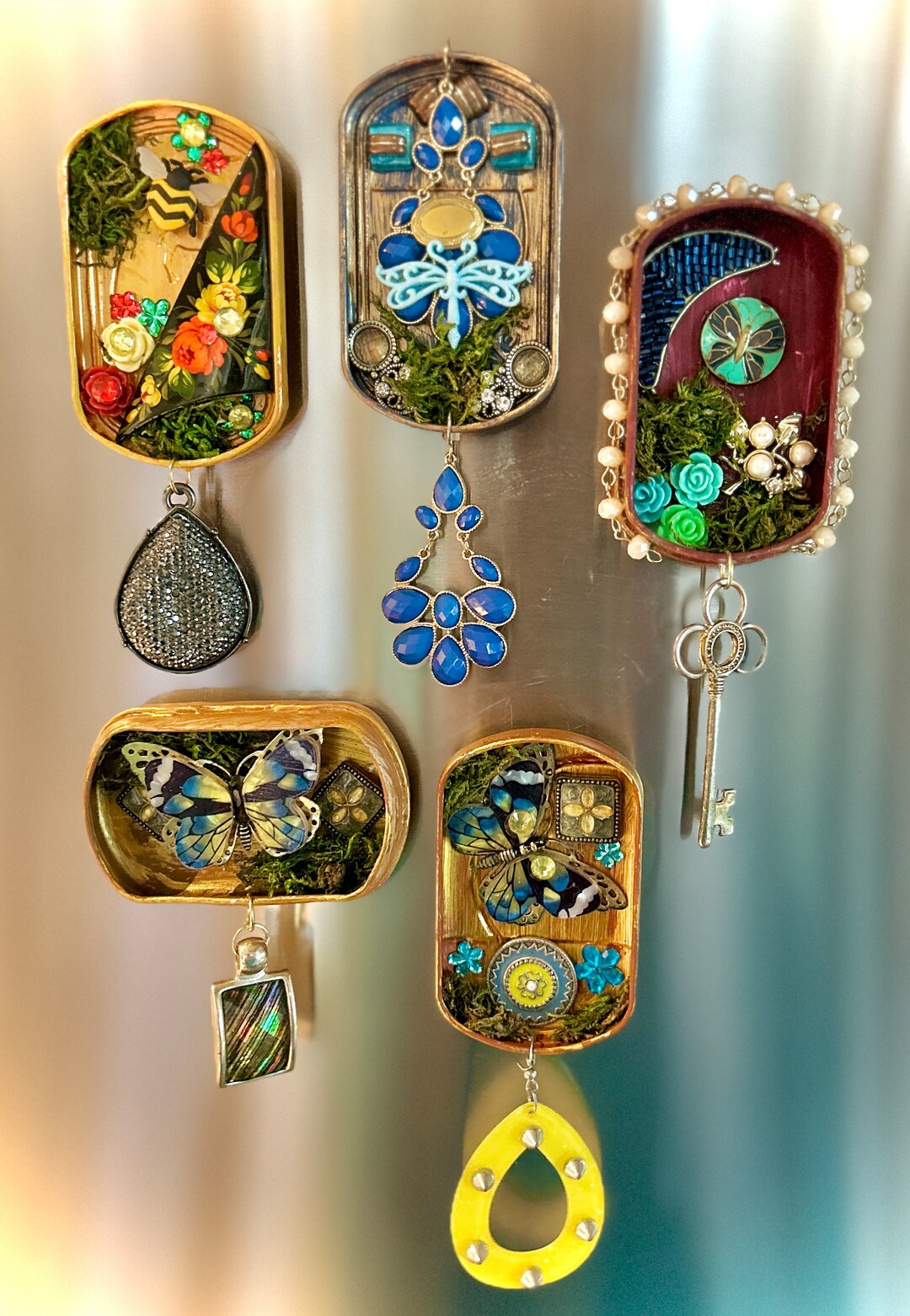 Magnet,magnets,refrigerator Magnets,tobacco Tins,tin Art,mini Art ...