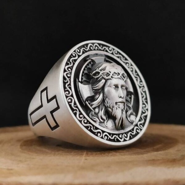 Jesus Ring - Etsy