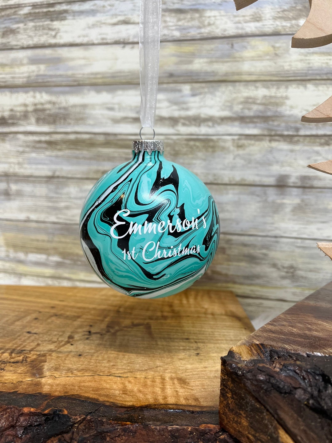 Personalized Hydro Dipped Christmas Ornaments. Custom Orders Are ...