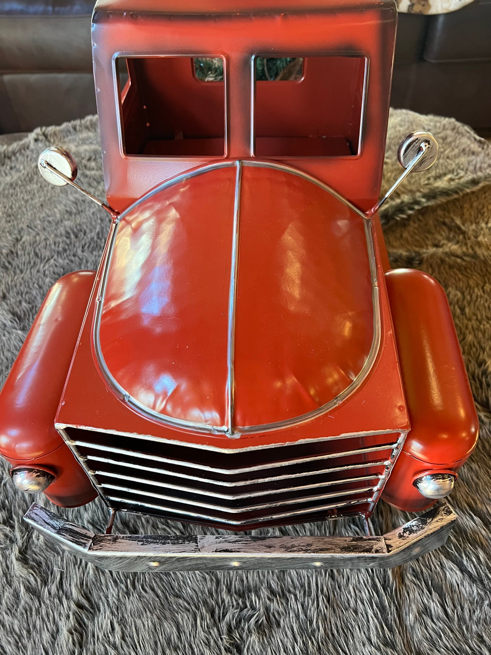 Gigantic Red Metal Truck. Personalized. Vintage. Farmhouse. - Etsy