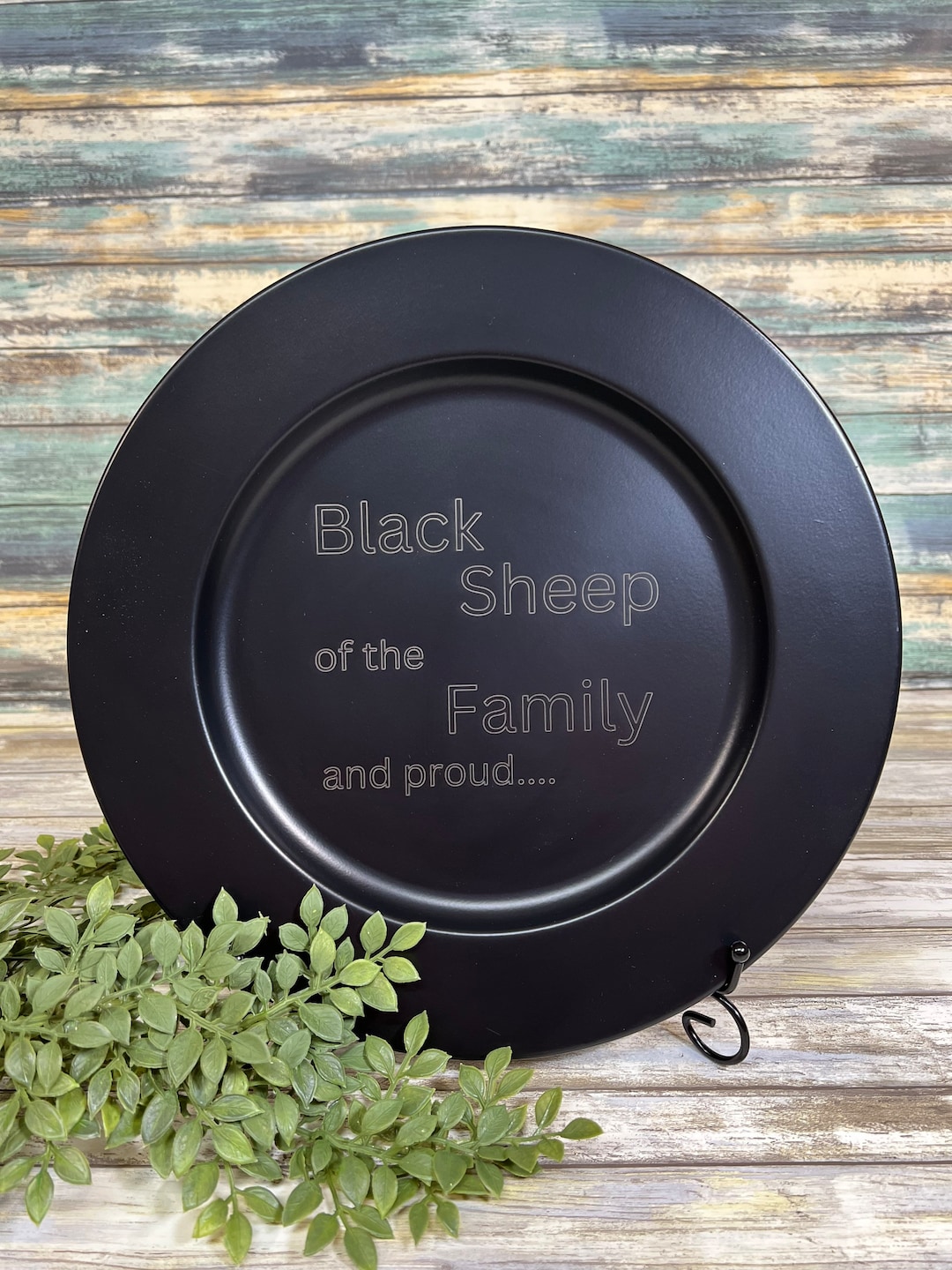 Black Sheep of the Family and Proud Metal Plate Decor. Laser Etched ...