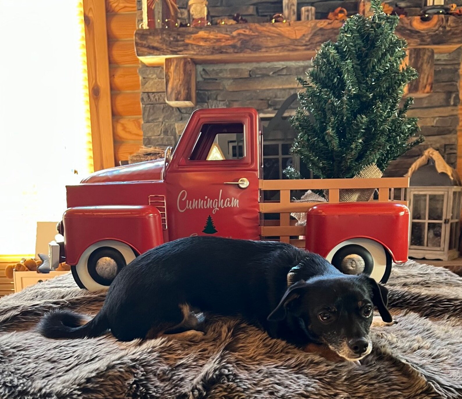 Gigantic Red Metal Truck. Personalized. Vintage. Farmhouse. - Etsy