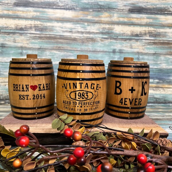 Mini Whiskey Barrel - Etsy
