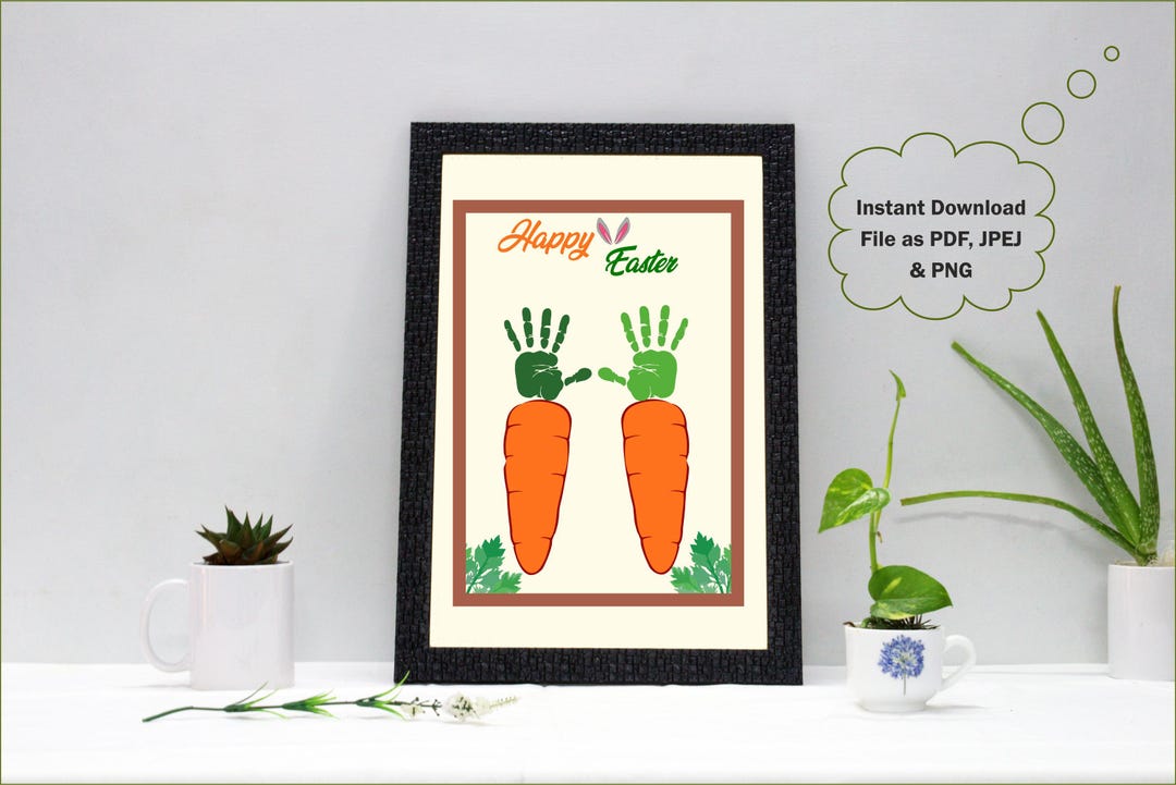 Easter Handprint Craft | Kids Easter Handprint Art | Easter Handprint ...