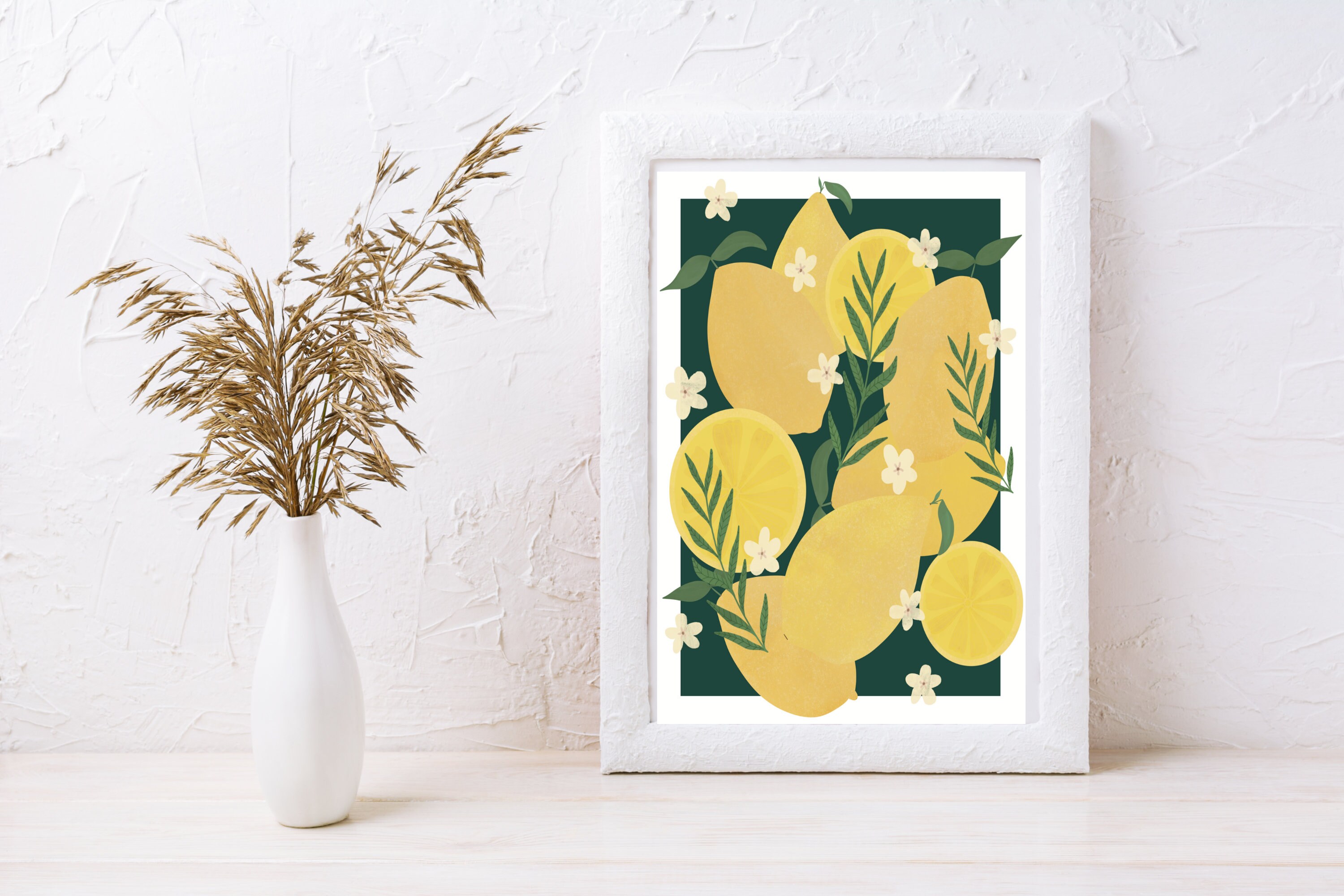 Lemon Art Print Instant Download - Etsy