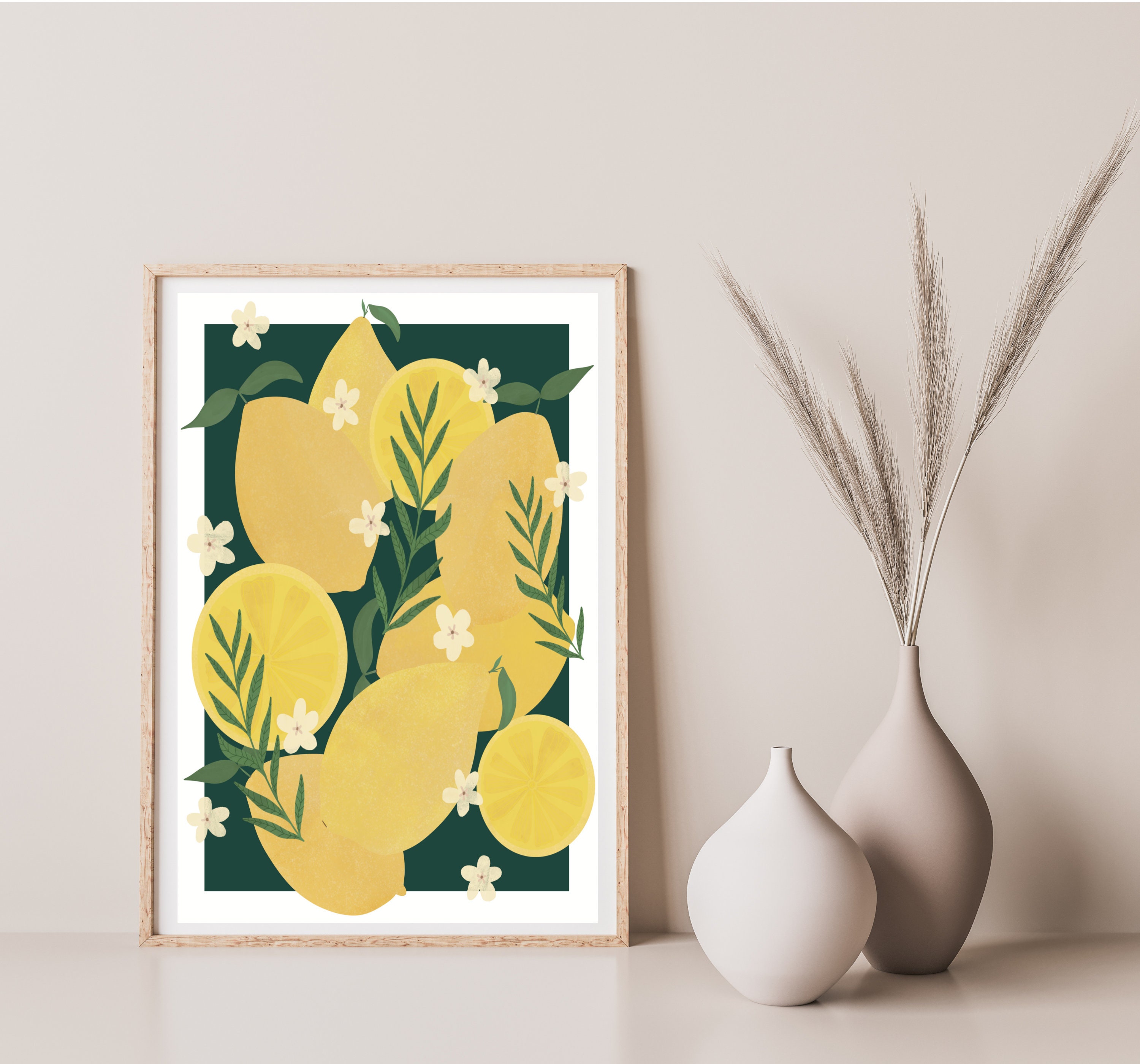 Lemon Art Print Instant Download - Etsy