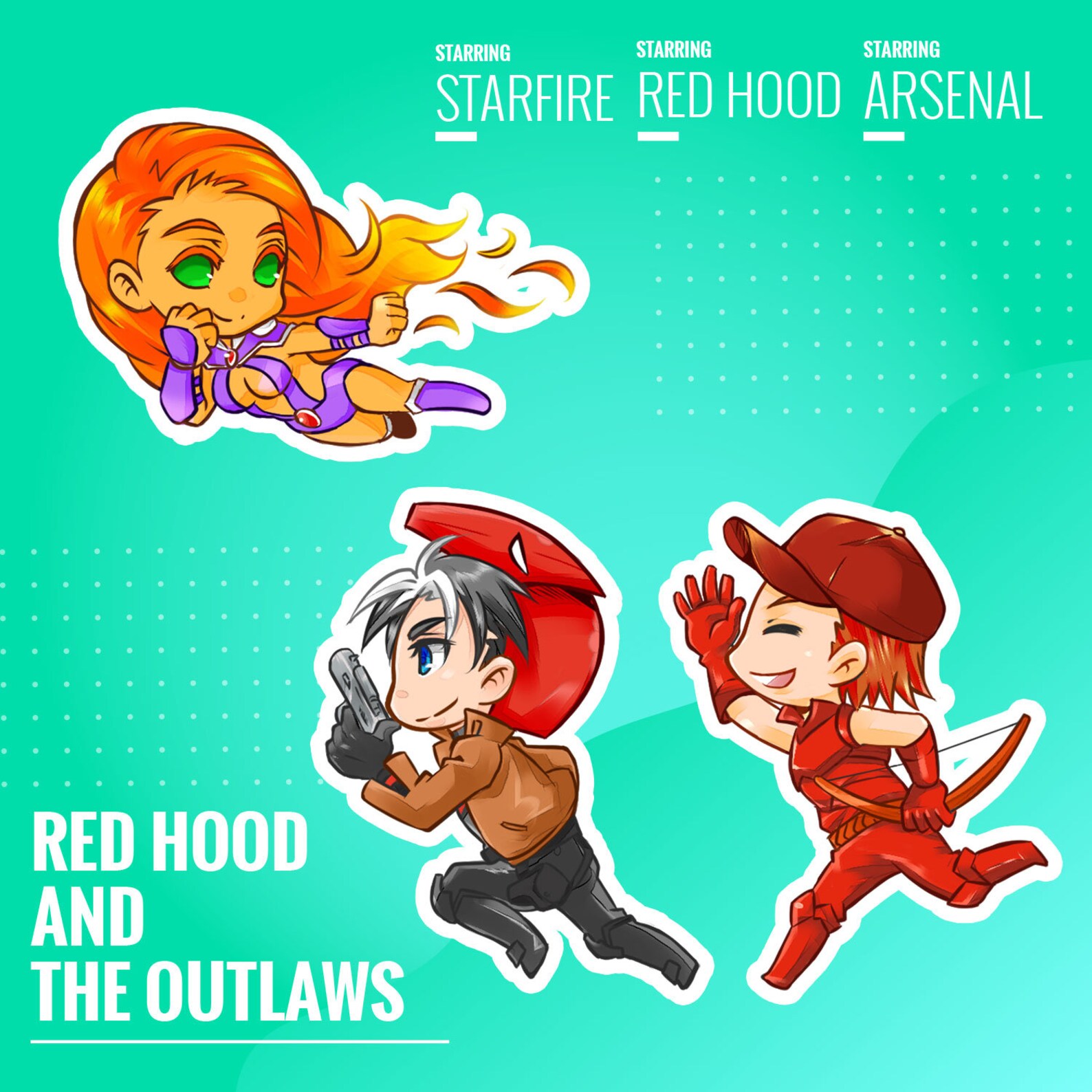 The Red Hood and the Outlaws -jason Todd Vinyl Stickers - Etsy