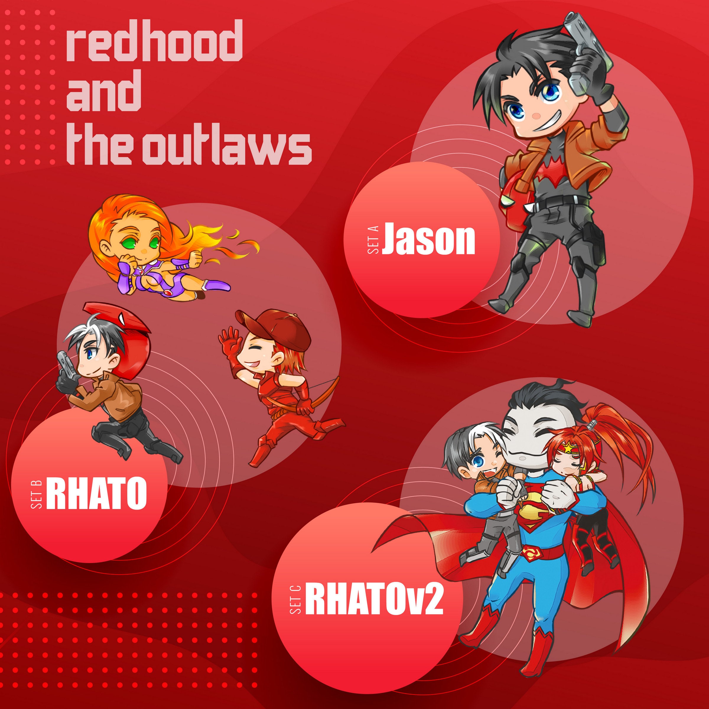 The Red Hood and the Outlaws -jason Todd Vinyl Stickers - Etsy