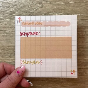 Retro Scripture Memory Cards: 4x4 Cardstock - Etsy