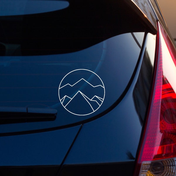 Mountain Decal - Etsy