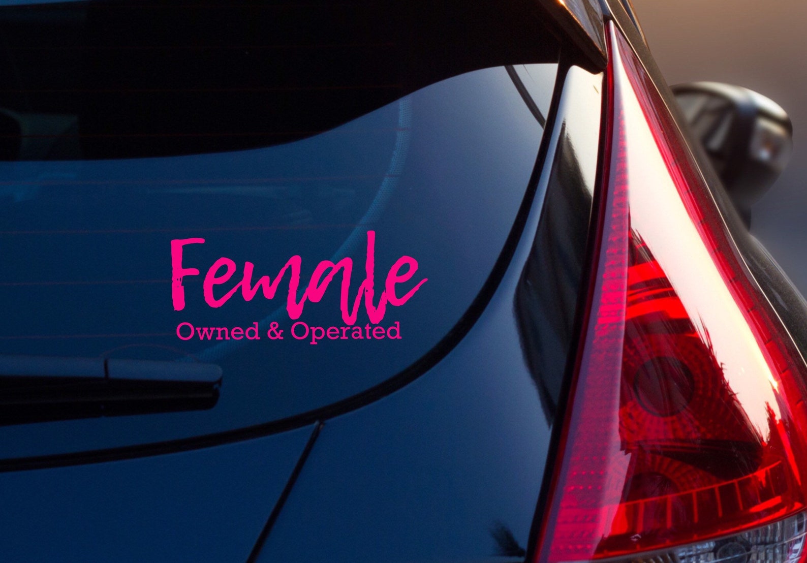 Female Owned and Operated Vinyl Decal Car Accessories for - Etsy