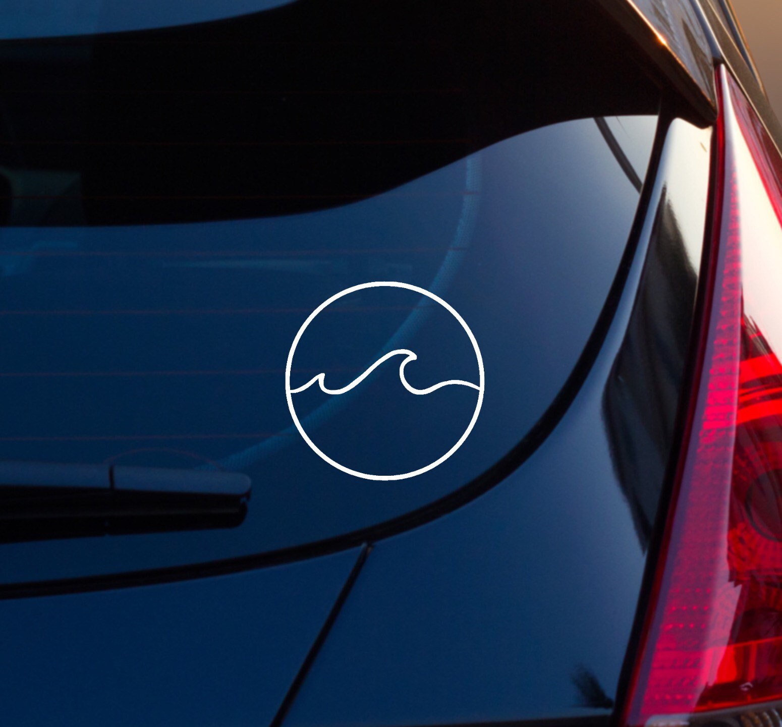 Wave Decal Car Decal Laptop Sticker Water Bottle Decal - Etsy