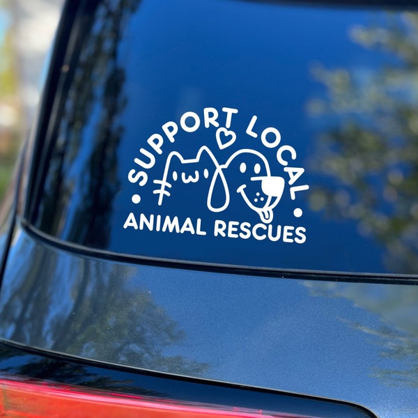 Animal Rescue Decal - Etsy