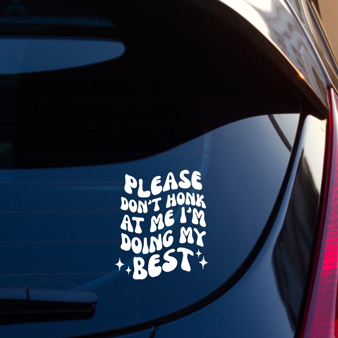 Doing My Best Decal Car Decal Bad Driver Sticker Gift for - Etsy