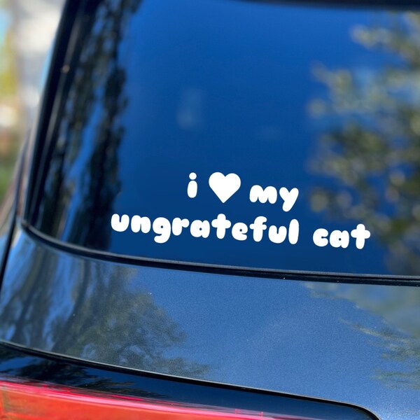 Cat Sticker for Car - Etsy