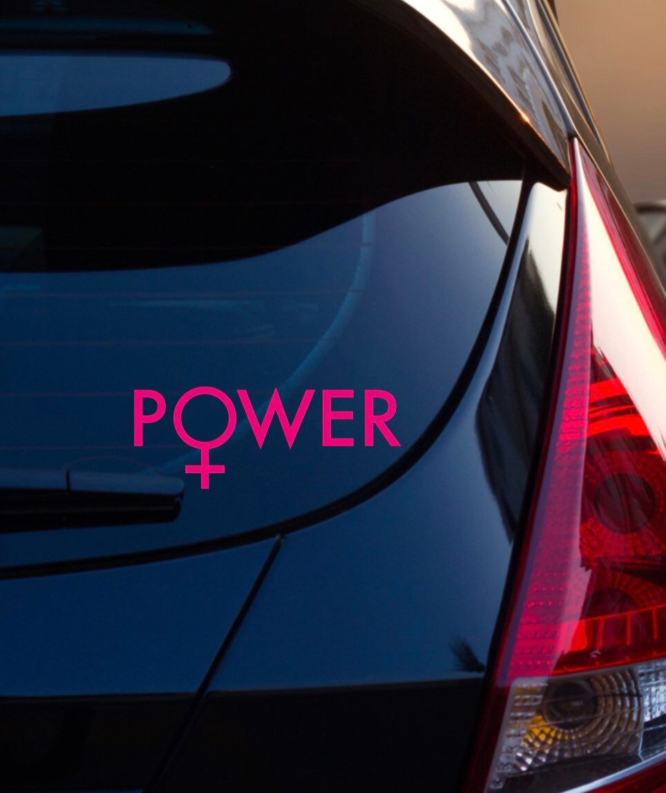 Girl Power Decal Car Decal Laptop Sticker Feminist Venus - Etsy