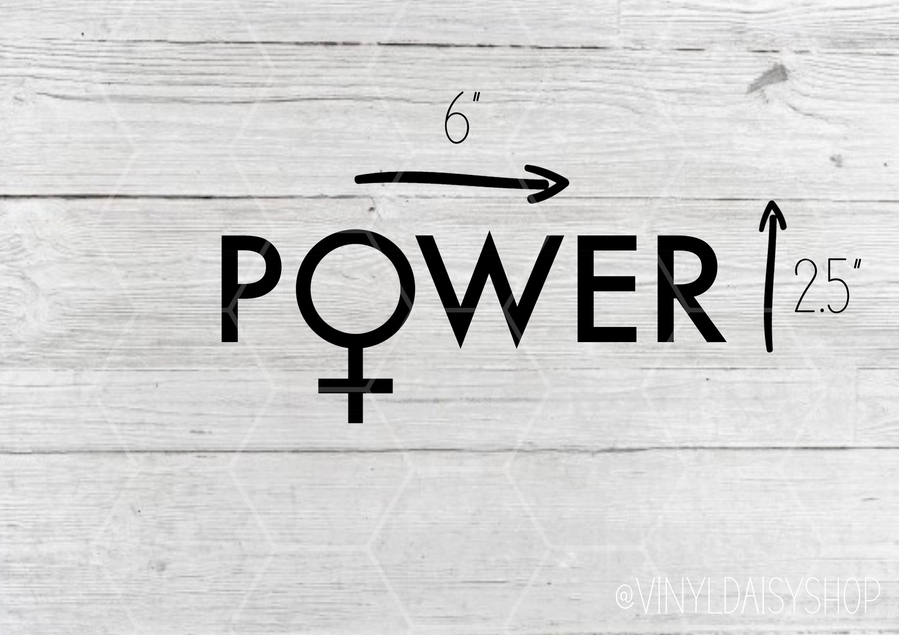 Girl Power Decal Car Decal Laptop Sticker Feminist Venus - Etsy