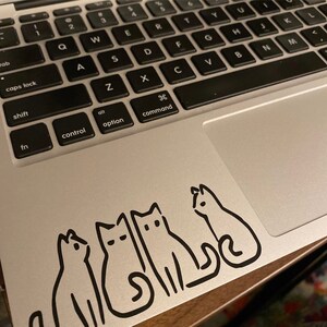 A Vinyl Decal With Some Very Small Cats, Cat Lover, Car Decal ...