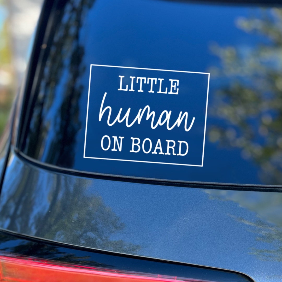 Little Humans on Board Decal Car Decal Parent Decal Child - Etsy