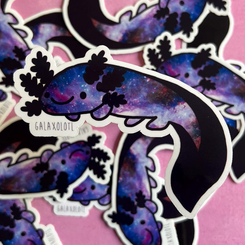 Axolotl Sticker - Etsy