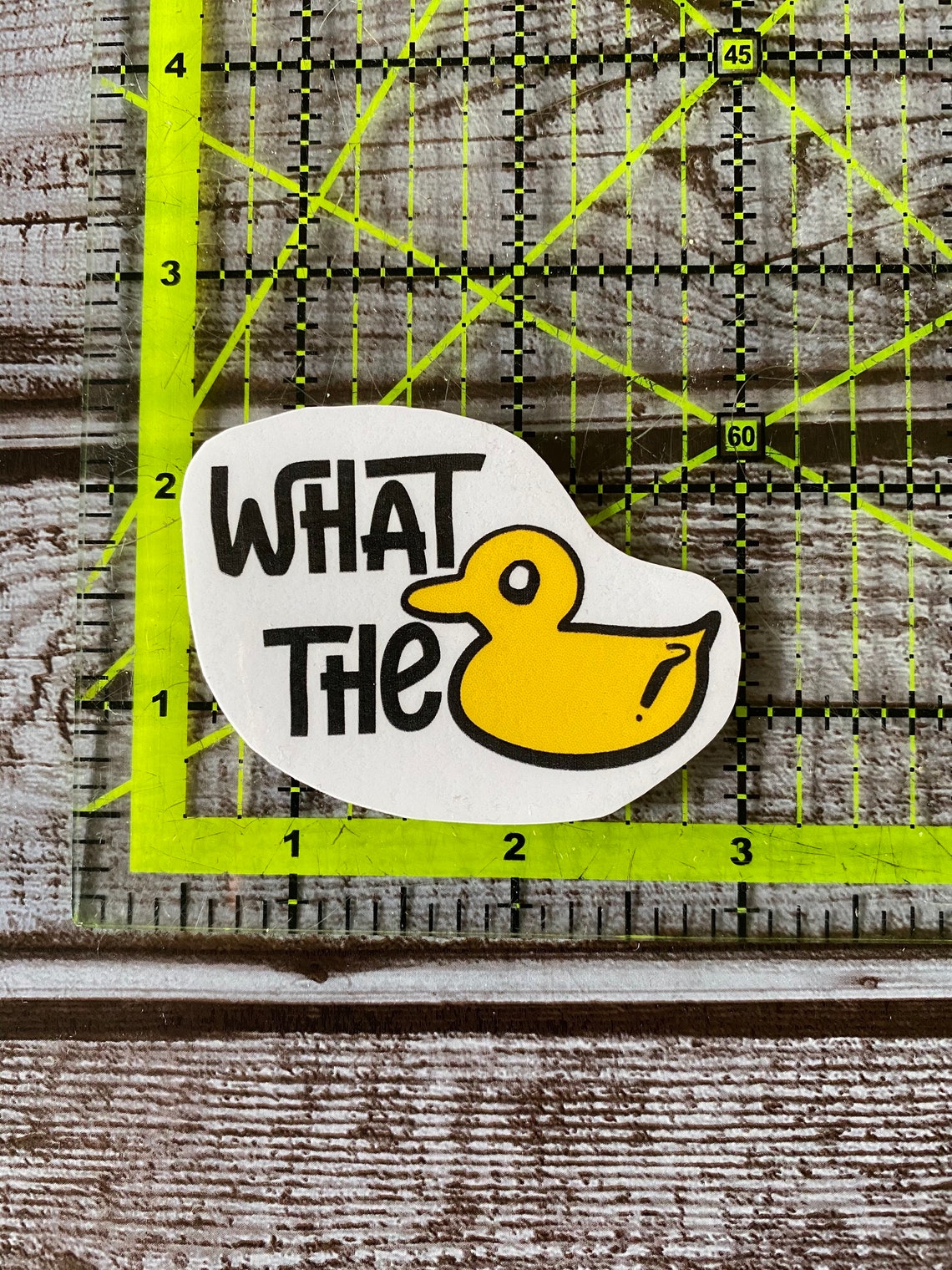 What the Duck Sticker Funny Sticker Laptop Sticker Funny | Etsy