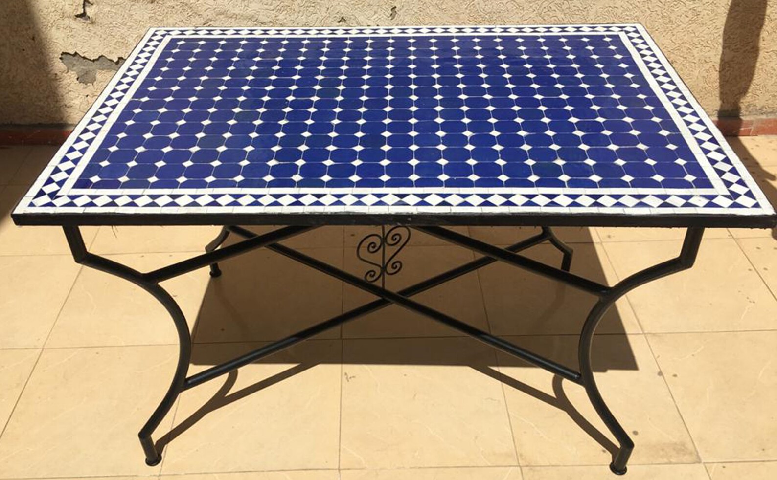 Tiled Coffee Table Mosaic Bistro Table Mosaic Tile Table | Etsy