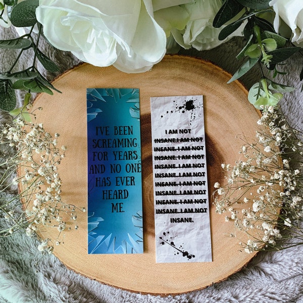 Shatter Me Bookmark - Etsy