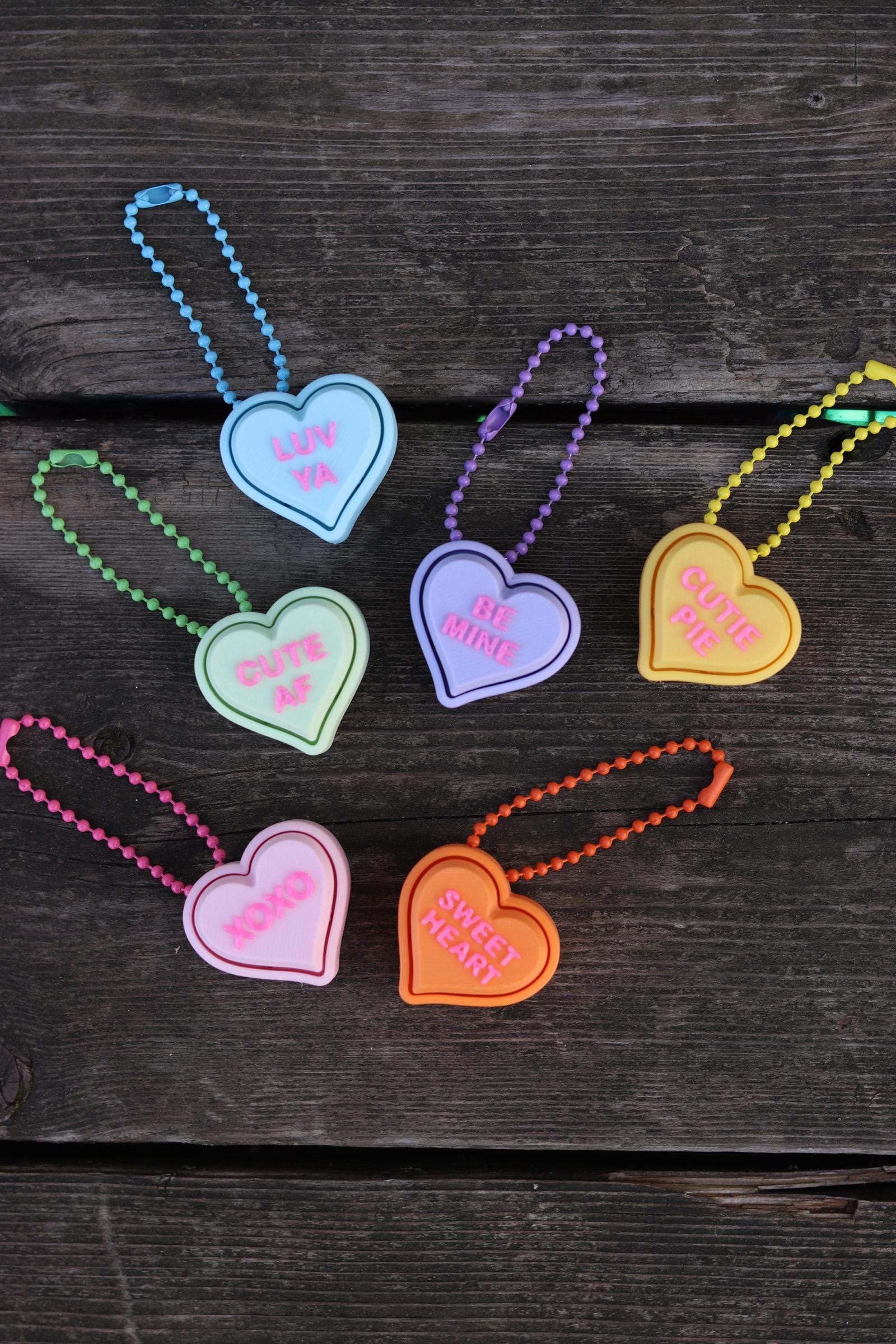 3D Printed Fidget Clicker | Heart Fidget Clickers | Valentines Day ...