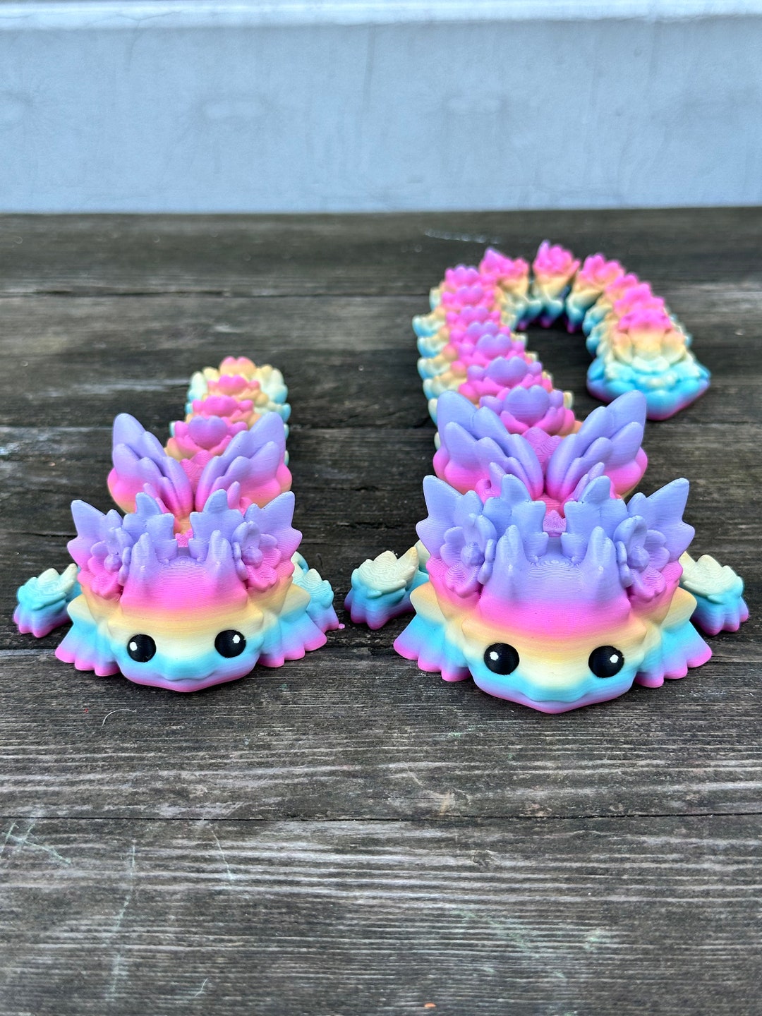 3D Printed Flexi Axolotl Fidget | 3D Printed Fidget | Articulated ...