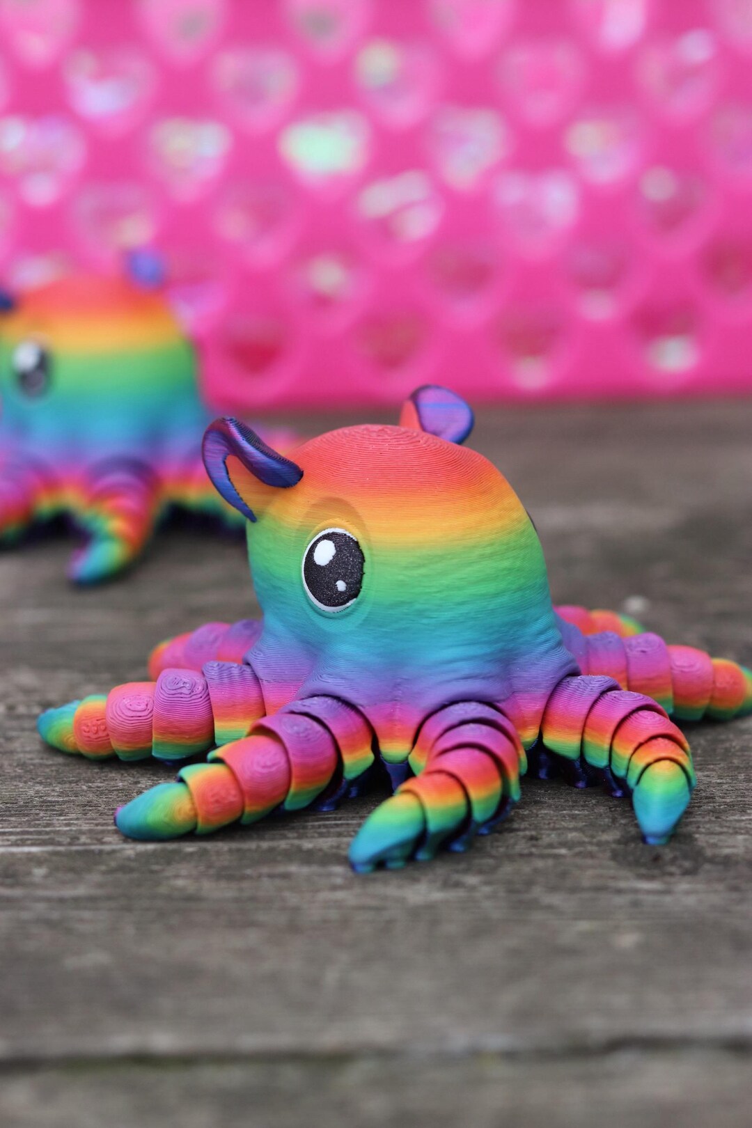 3D Printed Articulated Flapjack Octopus | 3D Printed Fidget Toy | Flexi ...