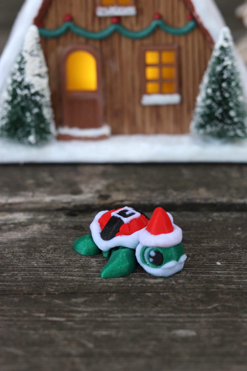 3D Printed Mini Flexi Christmas Fidget | 3D Printed Fidget Collectible ...