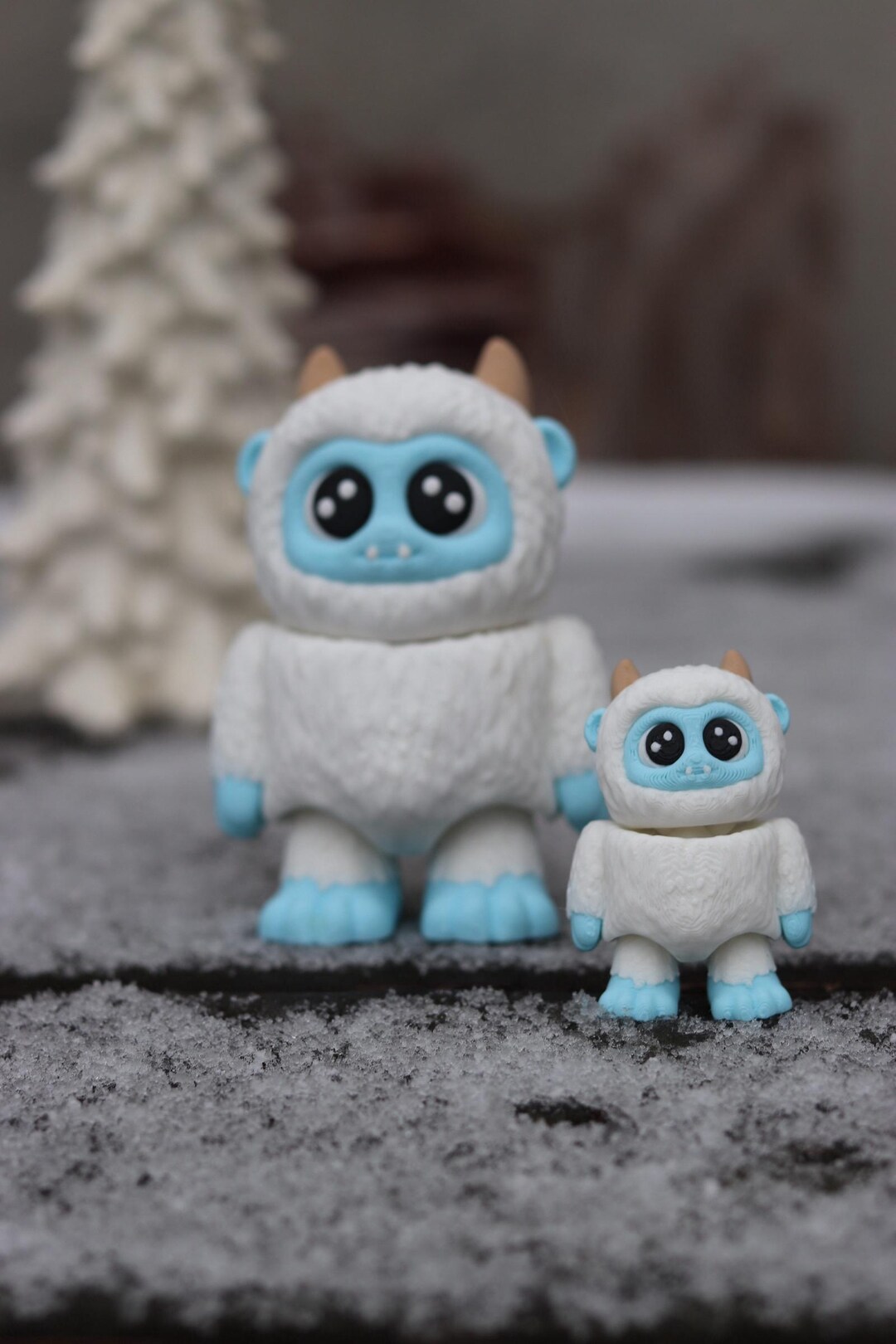 3D Printed Articulated Yeti | 3D Printed Fidget Collectible ...