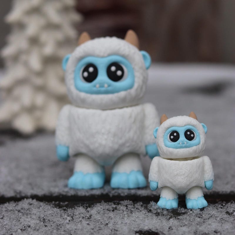 3d Printed Snow Monster - Etsy