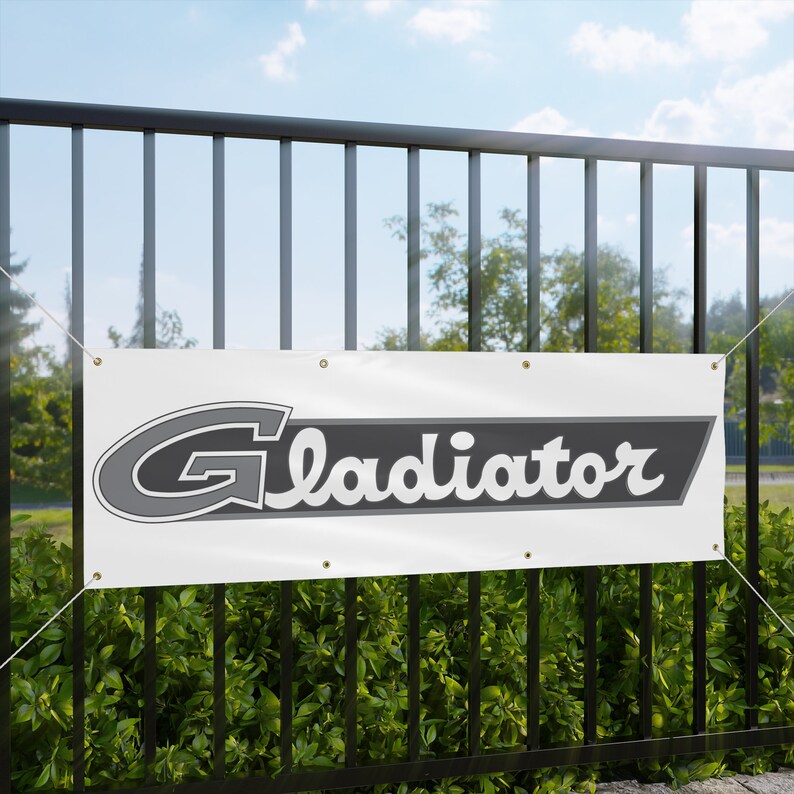 72x24 Gladiator Logo Banner AMC American Motors - Etsy