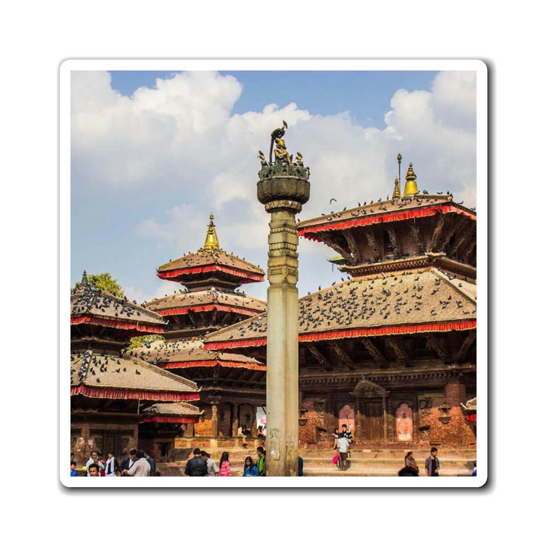 Kathmandu Temple Fridge Magnet – Newari Culture Travel Souvenir - Etsy